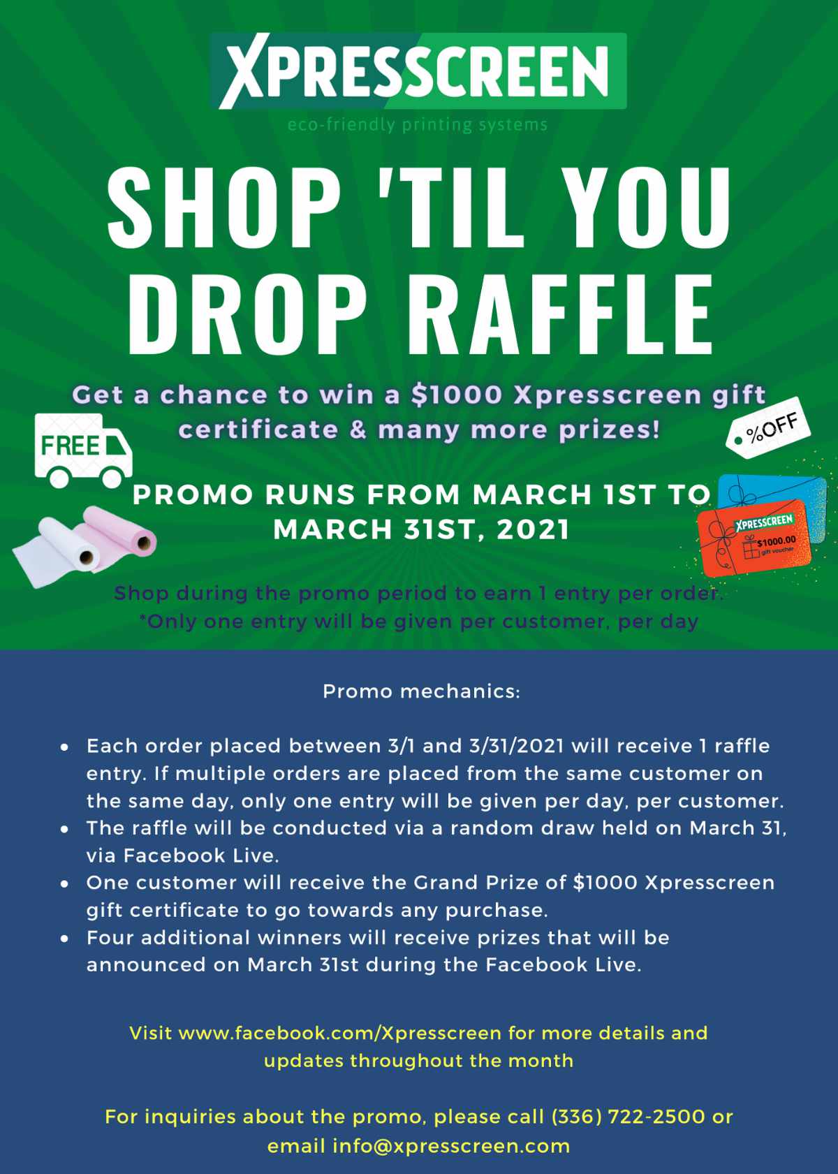 Digital Screen Printing Winston-Salem - Xpresscreen, Incorporated